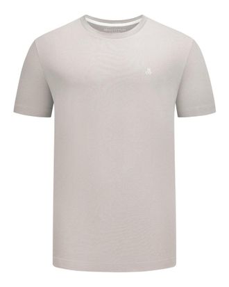 Marc O'Polo Unifarbenes T-Shirt mit kleinem Label-Print, Regular Fit in