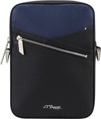 S.T. Dupont Sac bandouli&egrave;re Neo Capsule en cuir de veau