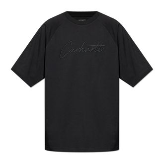 Carhartt Work in Progress Homme, Tops, Noir, Taille: S T-shirt Ray avec logo