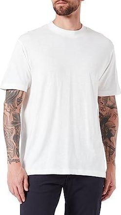 Camel Active Veste en Coton et Lin mélangés Costume-Ensemble de Robe, Marron Olive, 52 Homme