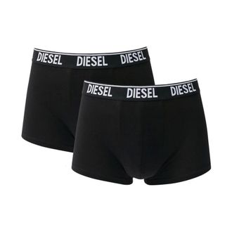 Diesel Homme, Sous-vêtements, Noir, Taille: 2XL Boxers Noirs en Coton