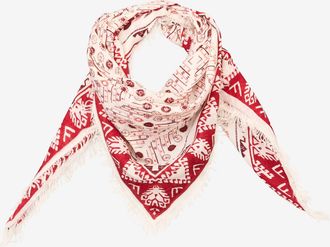 Isabel Marant Écharpe Alecia - Femme - Rouge Et Écru - Isabel Marant