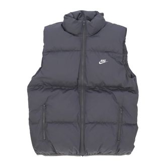 Nike Club Puffer Weste - - Sport - Herren - Grau - L