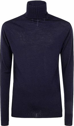 MD75 Rollkragenpullover - Blau