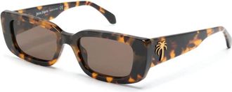 Palm Angels Yosemite Sonnenbrille - - Accessories - unisex - Braun - 51 MM