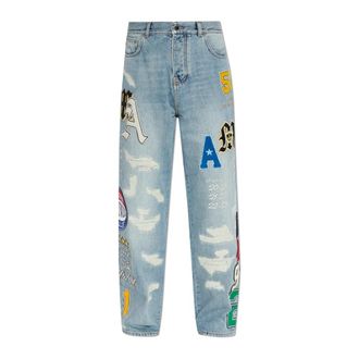 Amiri Jeans mit Patches - - Jeans - Herren - Blau - W29