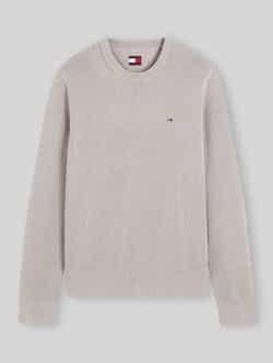Tommy Jeans Regular Fit Pullover aus reiner Baumwolle
