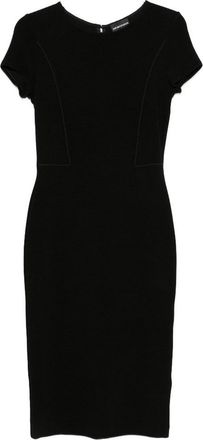 Emporio Armani Knielanges Kleid - Schwarz