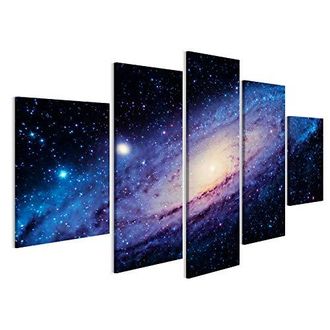 Islandburner Tableau, Tableaux sur toile la grande galaxie dAndrom&egrave;de Poster, Impression, Cadeau MXC