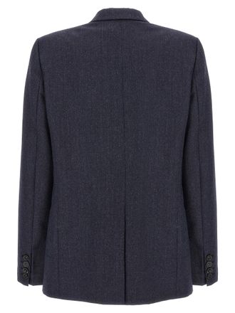 Stella McCartney Womens Blue Viscose Blazer Clothing