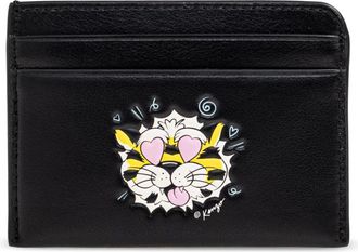 Kenzo Homme, Accessoires, Noir, Taille: ONE Size Wild Tiger Card Holder