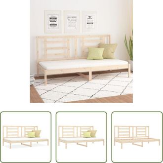 vidaXL Kiefer Holz - Tagesbett ohne Matratze 90x200 cm Massivholz Kiefer