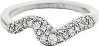 Missoma Bague ondul&eacute;e Molten Snow en argent m&eacute;lang&eacute;