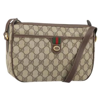 Gucci Sac bandouli&egrave;re en plastique Pre-owned - Femme - Pre-owned - Beige - Taille: ONE Size
