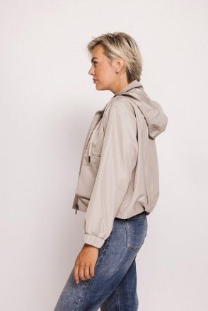 Zhrill Kurzjacke ZHBIRA Kurzjacke mit Kapuze und Rei&szlig;verschluss