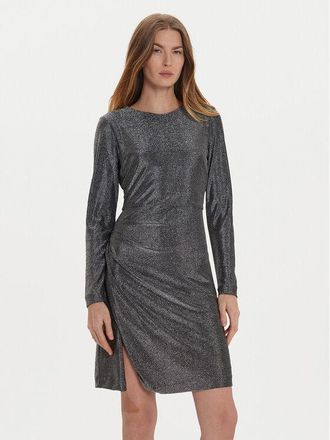 DKNY Coctailkleid DD4GAA85 Silberfarben Regular Fit