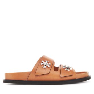 Tory Burch Pantoletten Tory Burch T Lock Sport Slide 166905 Braun