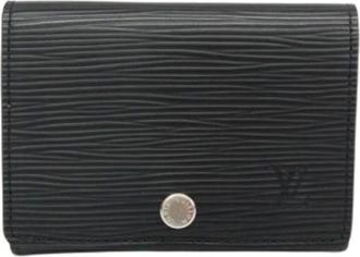 Louis Vuitton unisex, Pre-owned, Noir, Taille: ONE Size Portefeuille en cuir Pre-owned