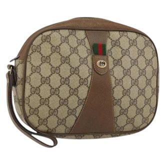 Gucci Sac bandouli&egrave;re vintage doccasion - Femme - Pre-owned - Beige - Taille: ONE Size