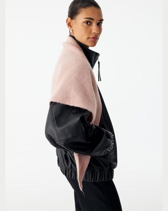 Arket Tuch Aus Alpakawolle Und Wolle -Rosa