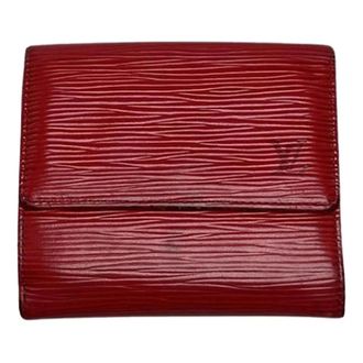Louis Vuitton Portefeuille en cuir doccasion - Femme - Pre-owned - Rouge - Taille: ONE Size
