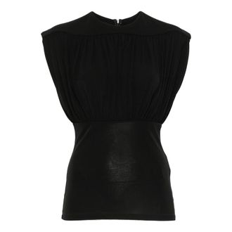 Anine Bing Viskose-Top - - Tops - Damen - Schwarzk - S