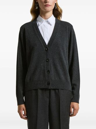 PESERICO pull boutonn&eacute; &agrave; col v - Gris