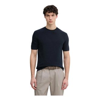 Joop Rundhals-T-Shirt - - Knitwear - Herren - Blau - M