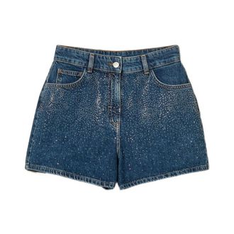 Twinset Damen, Shorts, Blau, W30Gr&ouml;&szlig;e