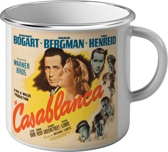 Fabulous Metallbecher Alte Italienische Filmplakat Casablanca Retro Vintage Film Kino 2