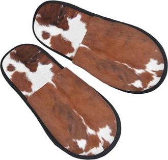 Generic Pantoufle Maison Motif L&eacute;opard En Cuir De Vachette Chaussons Maison Portative Chaudes Pantoufles Antid&eacute;rapantes Hiver Chaussures Chaudes Pour Chambre 