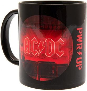 AC/DC Mug PWR UP (Taille unique) (Noir / Rouge)