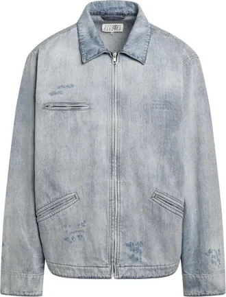 Maison Margiela Homme, Vestes, Bleu, Taille: XL Sports Jacket
