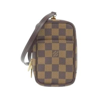 Louis Vuitton Pre-owned Damier Etui Okapi Coated Canvas Coin Purse - Femme - Pre-owned - Brun - Taille: ONE Size