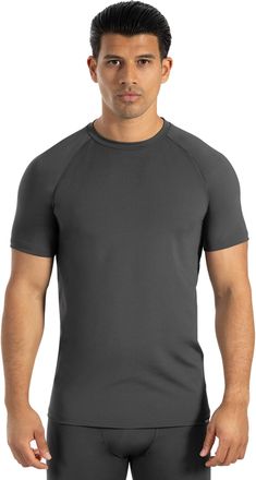 Smilodox T-Shirt Herren Zeyn, atmungsaktives Sportshirt mit elastischem Material, Rundhalsausschnitt & Raglan&auml;rmeln, Trainingsshirt funktional, ideal f&uuml;r Fitne