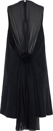 Rotate Recycled Polyester A-Line Dress - Black
