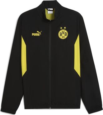 Puma Herren Borussia Dortmund ftblARCHIVE Jacke XS, Black Faster Yellow