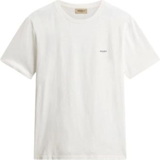 Woolrich Homme, Tops, Blanc, Taille: S T-shirt Slub