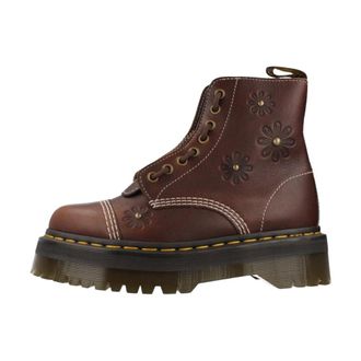 Dr. Martens Femme, Chaussures, Brun, Taille: 38 EU Sinclair Flower Platform Bottes