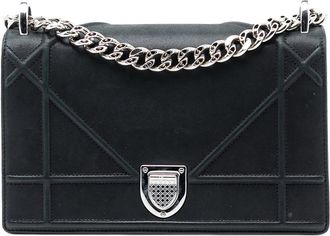 Dior Hobo Bags - Small Lambskin Diorama Flap - Gr. unisize - in Schwarz - f&uuml;r Damen