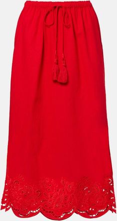 Farm Rio Midirock aus einem Leinengemisch