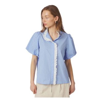 Neo Noir Damen, Blusen & Hemden, Blau, SGr&ouml;&szlig;e