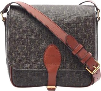 Saint Laurent Pre-owned Le Monogram PVC Coated Canvas Leather Shoulder Bag - Femme - Pre-owned - Brun - Taille: ONE Size