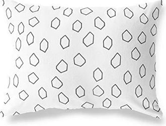 Bonamaison Le Jardin du Lin Kissen Zierkissenbezug Zufälliges Muster Kissenbezug, Weich Bequem, Für Zuhause Autos Büro Sofa Wohnzimmer Couch Schlafzimmer Dekor, 