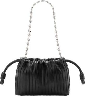 Loewe Mini Flamenco Pleats purse en cuir dagneau nappa
