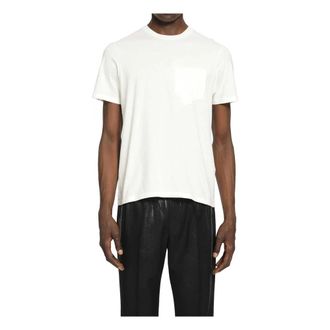 Maison Margiela Taped Cotton Jersey T-Shirt - - Tops - Herren - Wei&szlig; - S