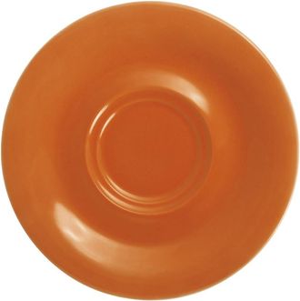 Kahla Pronto Colore Untertasse 16 cm sunset orange|oranger Unterteller aus Porzellan
