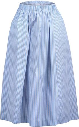 ottod'Ame Femme, Jupes, Multicolore, Taille: 38 FR Wide Long Cotton Skirt