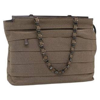 Ferragamo Pre-owned Canvas Handtaschen - - Pre-owned - Damen - Braun - ONE SIZE