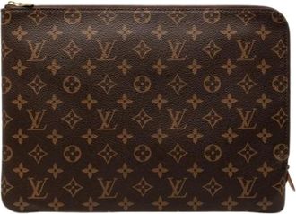 Louis Vuitton Pre-owned Etui Voyage MM - Femme - Pre-owned - Brun - Taille: ONE Size